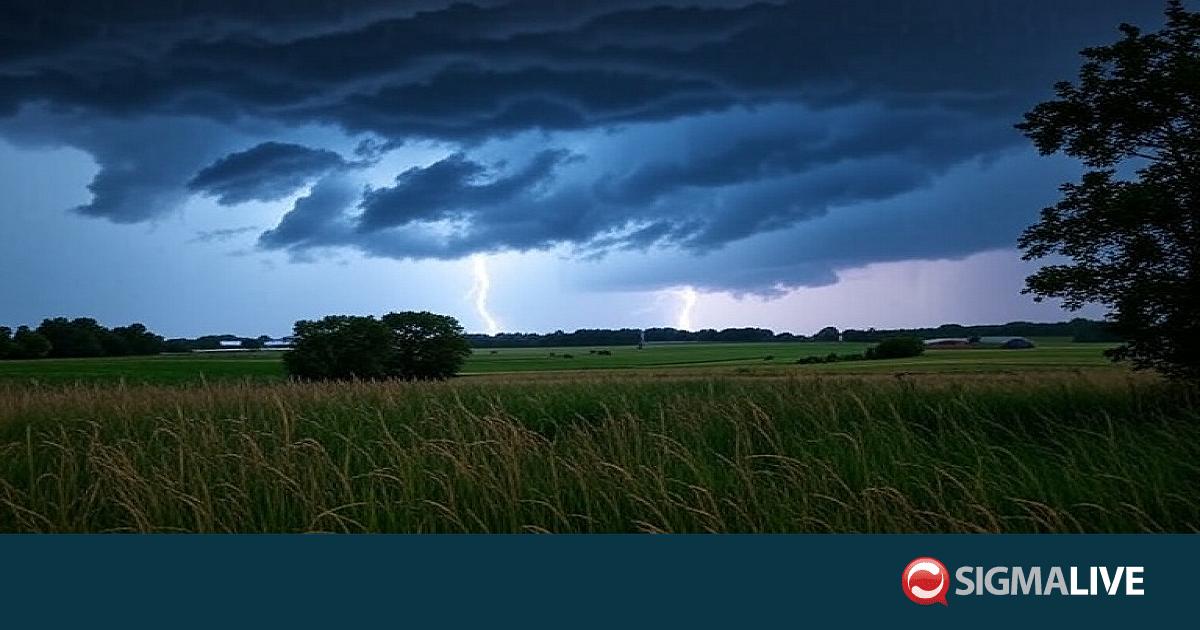 Ενδεχόμενο βροχοπτώσεων αύριο σε περιοχές της Κύπρου-Στους 33 °C η θερμοκρασία - Sigmalive