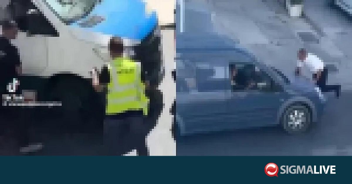Ελεύθεροι οι δύο που επιχείρησαν να κτυπήσουν οδηγό με το βαν (ΒΙΝΤΕΟ ...