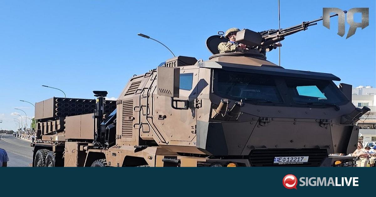 Παρουσιάστηκε στην παρέλαση ο πολλαπλός εκτοξευτής πυραύλων (ΠΕΠ-MLRS ...