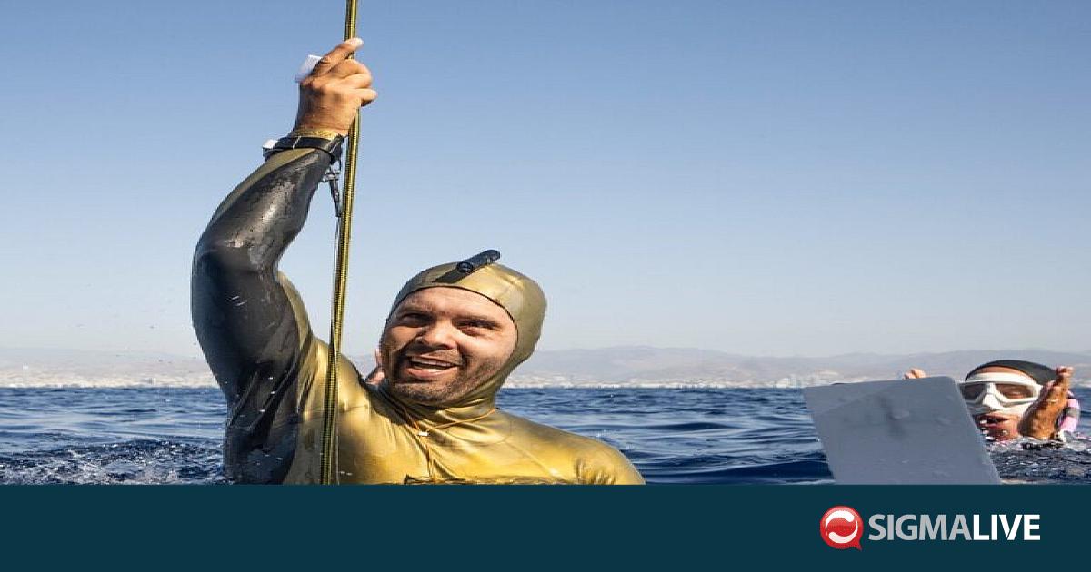 Νέο παγκόσμιο ρεκόρ ελεύθερης κατάδυσης στη Λεμεσό (ΒΙΝΤΕΟ) - Sigmalive