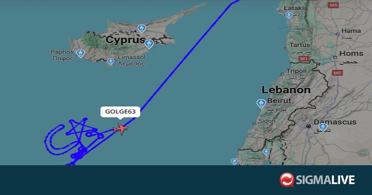 Πρόκληση Άγκυρας: «Υπογράφει» με drone την τουρκική σημαία στο FIR Λευκωσίας - Sigmalive