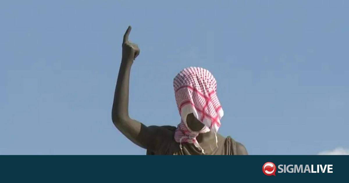 ΕΛΑΜ: «Επαίσχυντη πράξη» η βεβήλωση του Αγάλματος της Ελευθερίας ...