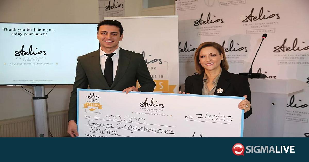 Συγκινεί ο 23χρονος Γιώργος- Δώρισε τα €100.000 που κέρδισε από διάκριση - Sigmalive