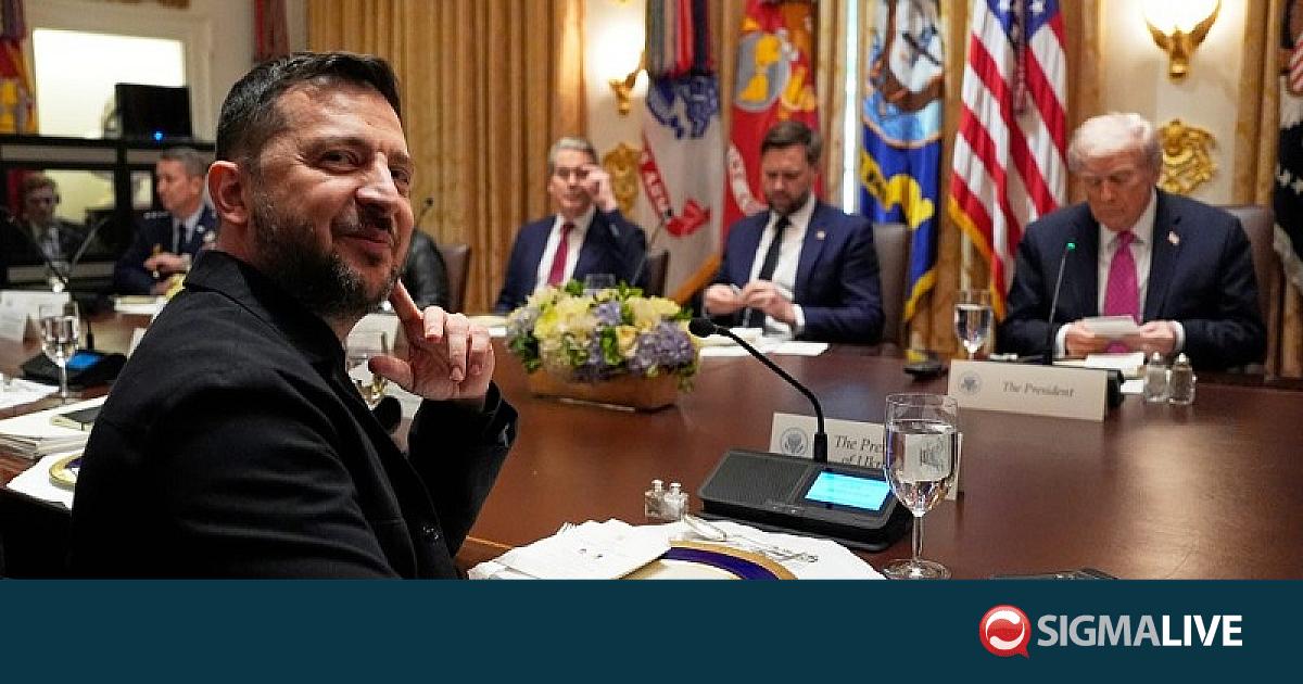 Ο Ζελένσκι έδειξε στον Τραμπ χάρτες με πιθανούς στόχους εντός της Ρωσίας - Sigmalive