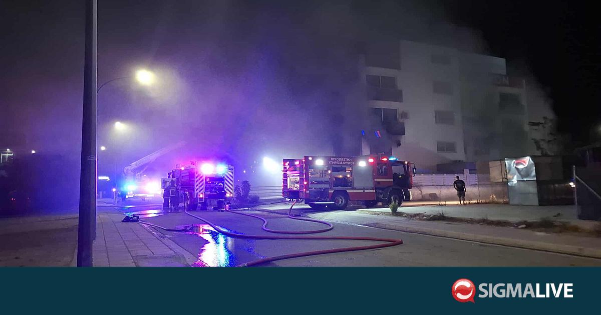 Στρόβολος: Κατασβέστηκε η πυρκαγιά στο ισόγειο -Κλειστός ακόμη ο δρόμος ...
