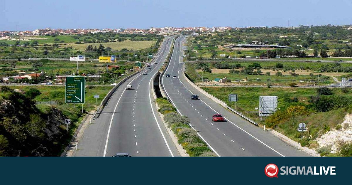 Πυκνή τροχαία κίνηση στον αυτο/δρομο Λεμεσού–Λευκωσίας λόγω βλάβης σε ...