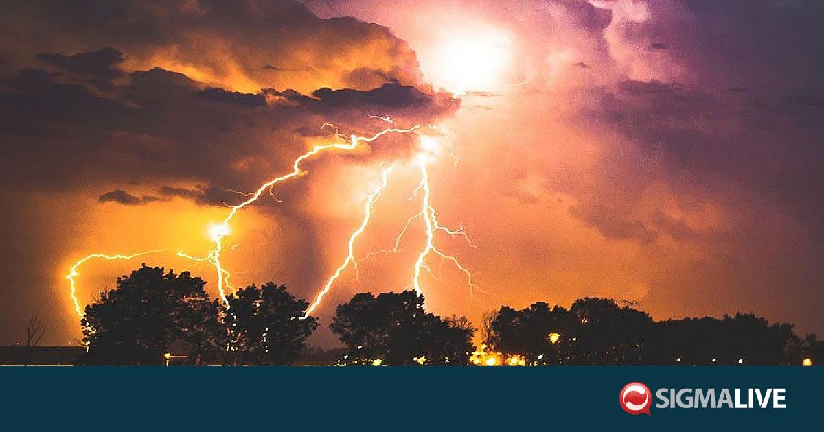 Σε ισχύ κίτρινη προειδοποίηση για καταιγίδες και χαλάζι - Αναλυτικά η ...