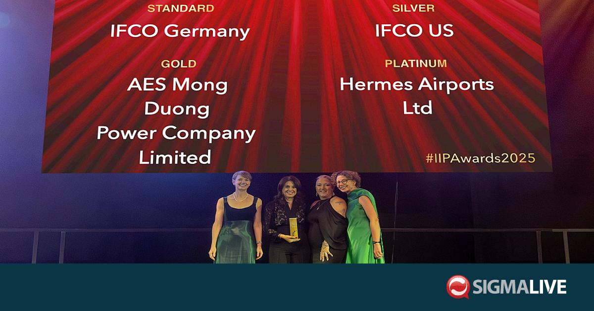 Hermes Airports: Bραβείο Investors in People - Overseas Employer of the Year - Sigmalive