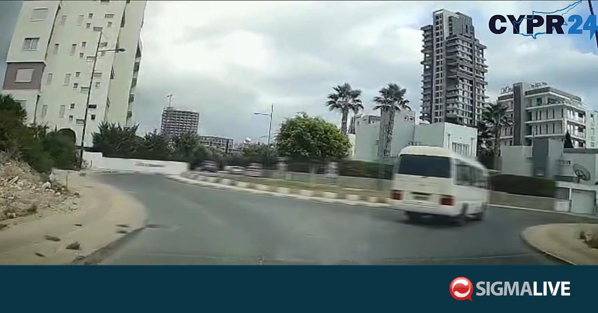 ΒΙΝΤΕΟ: Οδηγός λεωφορείου μπήκε ανάποδα σε κυκλικό κόμβο στη Λεμεσό ...