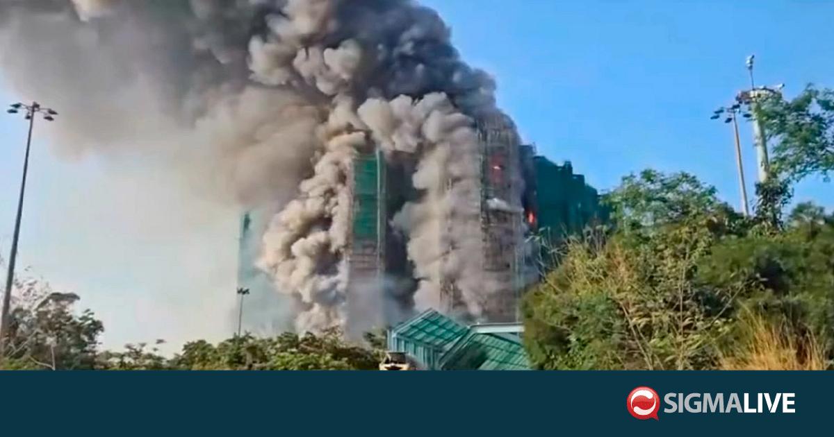Χονγκ Κονγκ: Μεγάλη φωτιά σε ουρανοξύστες με 2.000 διαμερίσματα (ΒΙΝΤΕΟ) - Sigmalive
