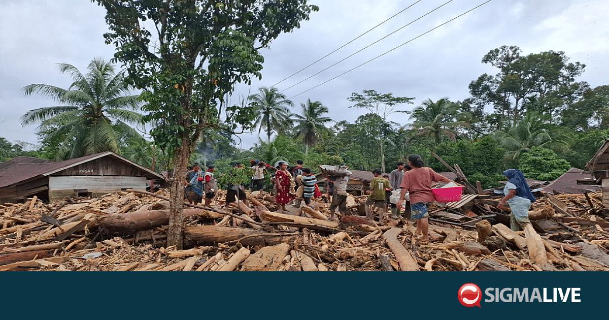 Πλημμύρες Ινδονησία: 950 νεκροί, πάνω από 270 αγνοούμενοι, 5.000 τραυματίες - Sigmalive