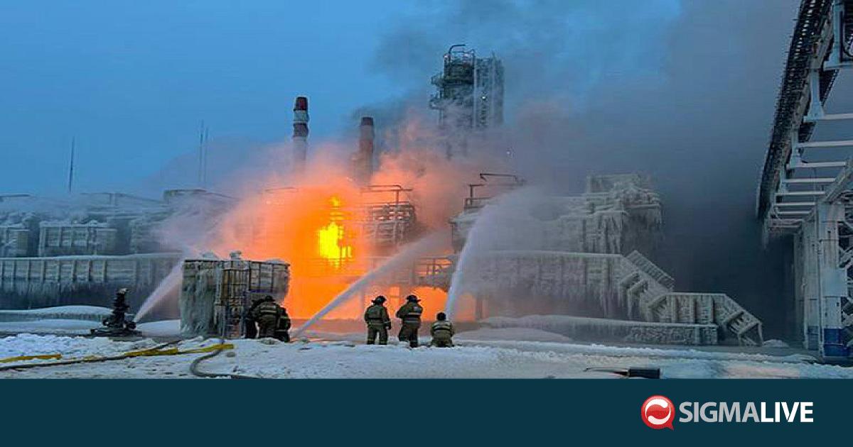 Η Ουκρανία ανακοίνωσε ότι έπληξε ένα από τα μεγαλύτερα διυλιστήρια της ...