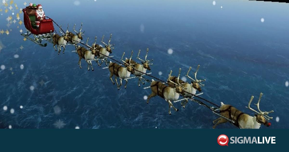 Ο Άγιος Βασίλης ξεκίνησε το ταξίδι του για παράδοση των δώρων (LIVE ...