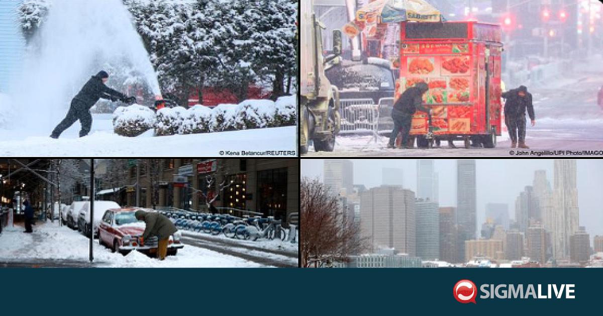 Νέα Υόρκη: Κηρύχθηκε σε κατάσταση έκτακτης ανάγκης λόγω χιονιά (pics ...
