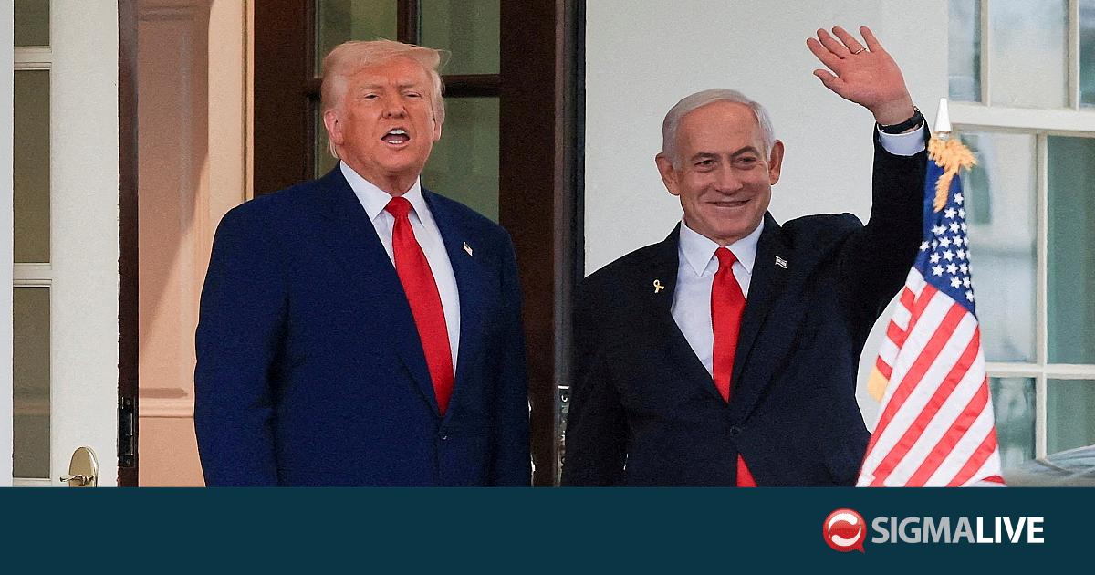 Σε εξέλιξη η συνάντηση Τραμπ-Νετανιάχου, στο επίκεντρο η Γαζα - Sigmalive