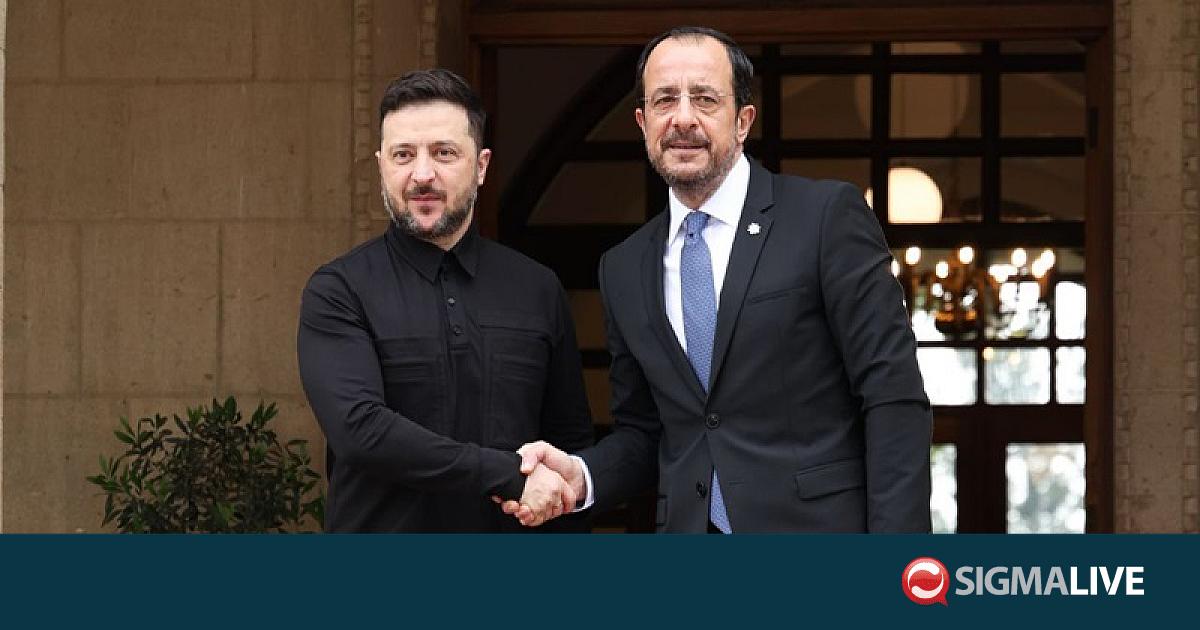 ΒΙΝΤΕΟ: Μεγάλη αυτοκινητοπομπή του Ζελένσκι στην Κύπρο - Sigmalive