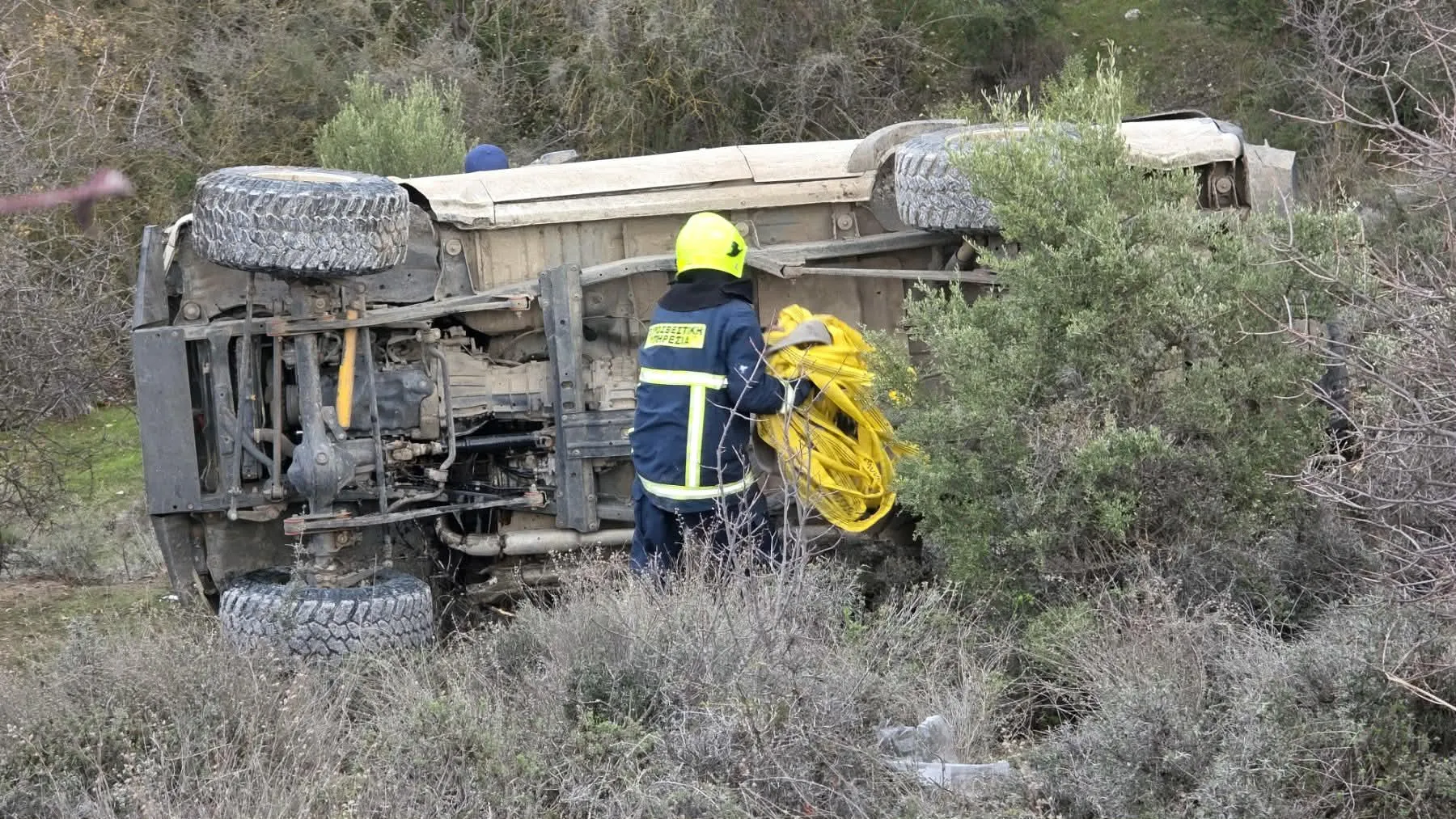 Θανατηφόρο στην Πάφο με θύμα 32χρονο – Το όχημά του έπεσε σε χαράδρα ...