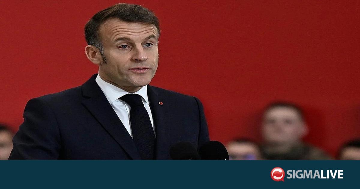 Μακρόν: Με κόκκινο μάτι σε επιθεώρηση - Πείτε ότι είναι το «Eye of the ...