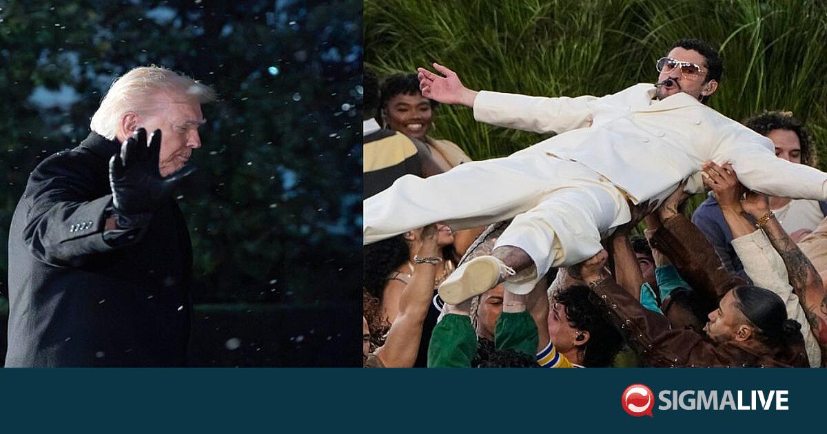 Super Bowl: Εξαλλος ο Τραμπ με την εμφάνιση του Bad Bunny - Sigmalive