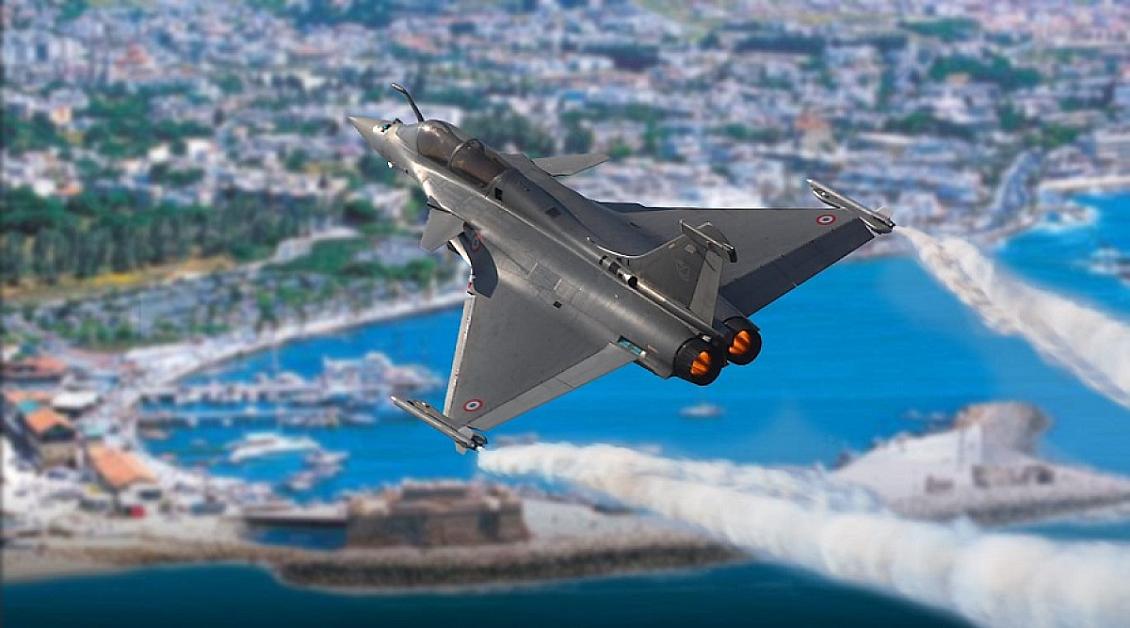 Μαχητικά Rafale σε χαμηλή πτήση πάνω από την Πάφο - Sigmalive
