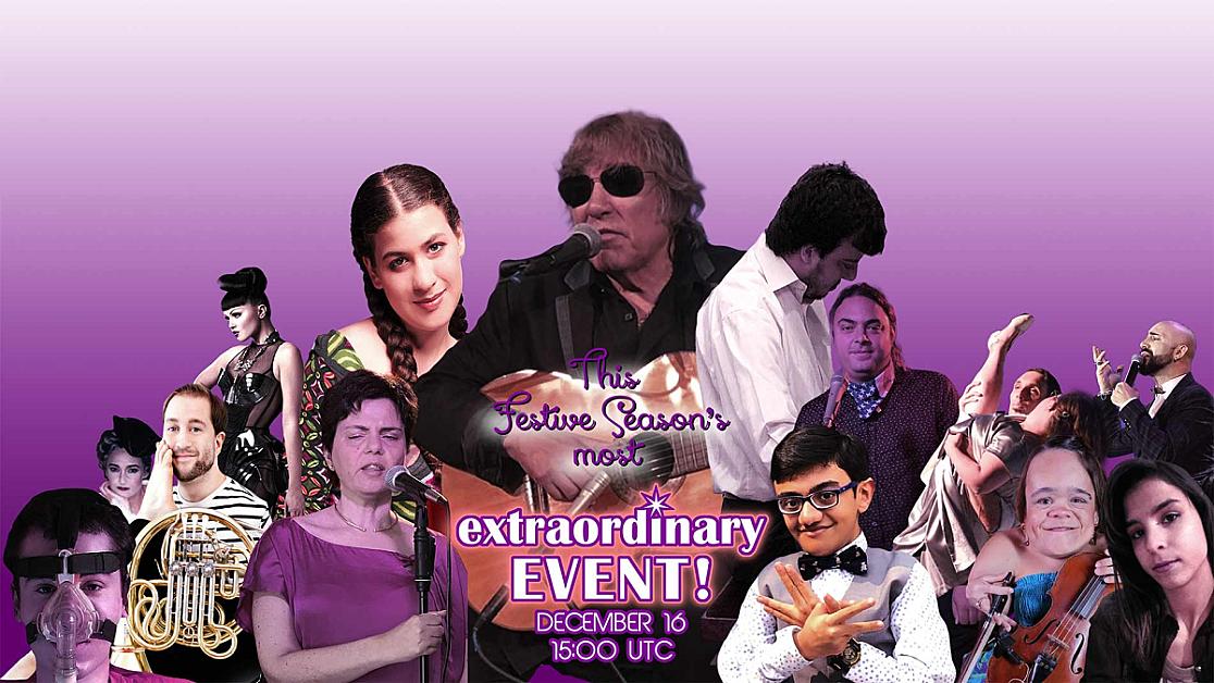 Στις 16 Δεκεμβρίου το show «ARTISTS with EXTRAORDINARY ABILITIES in CONCERT» - Sigmalive