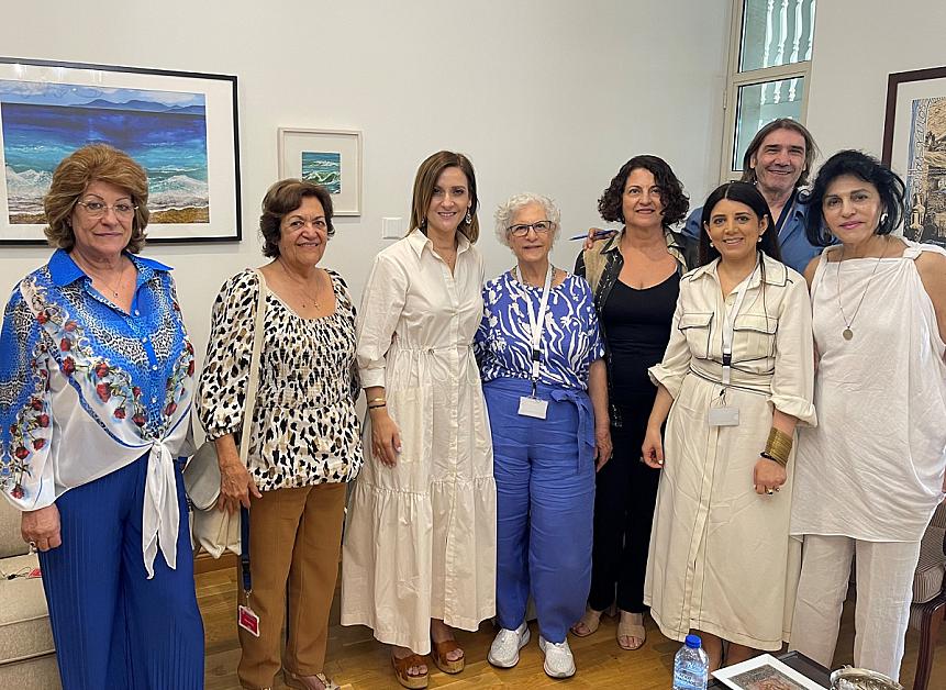 Συνάντηση Πρώτης Κυρίας - Ιδρύματος «ΖΩΗ κατά της Εμπόλεμης Βίας ...