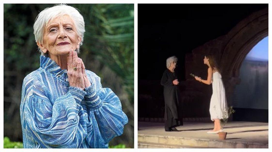 Δέσποινα Μπεμπεδέλη: Στη σκηνή μαζί με την εγγονή της, Δέσποινα (ΒΙΝΤΕΟ) - Sigmalive