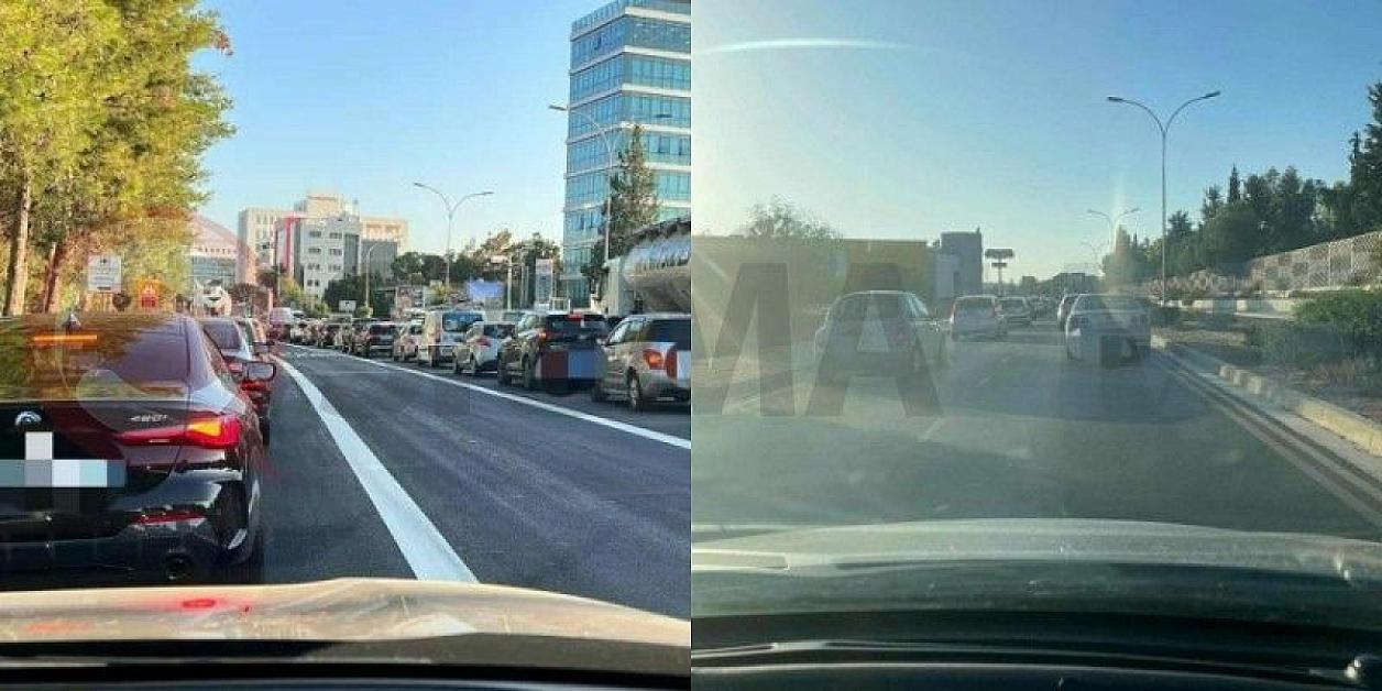 Ουρές χιλιομέτρων στη Λευκωσία–«Κόλλησαν» στην κίνηση οι οδηγοί (ΦΩΤΟ ...