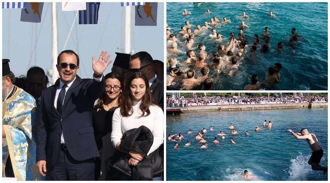 Με βουτιές γιορτάστηκαν και φέτος τα Θεοφάνεια στην Κύπρο (ΒΙΝΤΕΟ) - Sigmalive