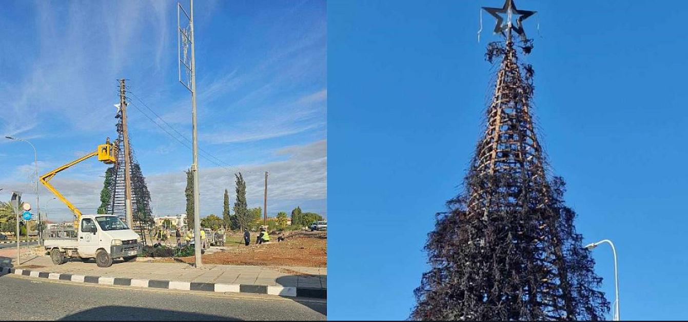 Ανάβει ξανά το χριστουγεννιάτικο δέντρο στη Λακατάμια (ΦΩΤΟ) - Sigmalive