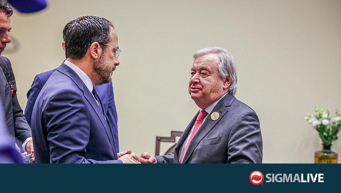Τετ α τετ ΠτΔ - Γκουτέρες στην Ιορδανία – Δείτε εικόνες από τη συνάντηση - Sigmalive