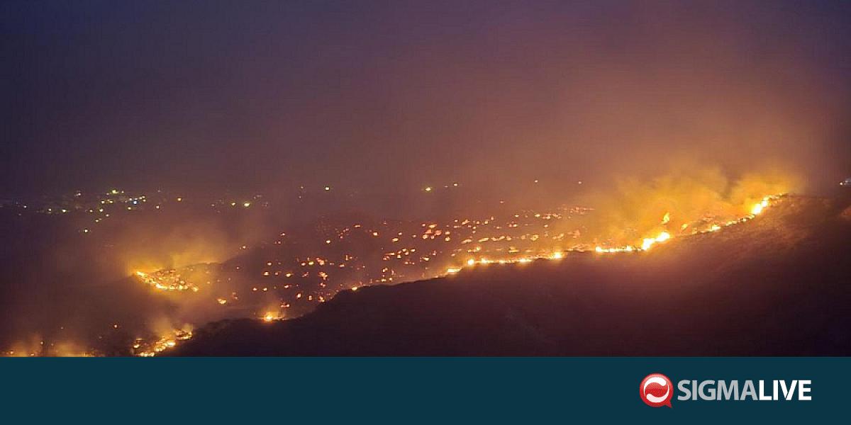 Μάχη με τα πύρινα μέτωπα σε Κω, Χίο και Κρήτη (ΦΩΤΟ&ΒΙΝΤΕΟ) - Sigmalive