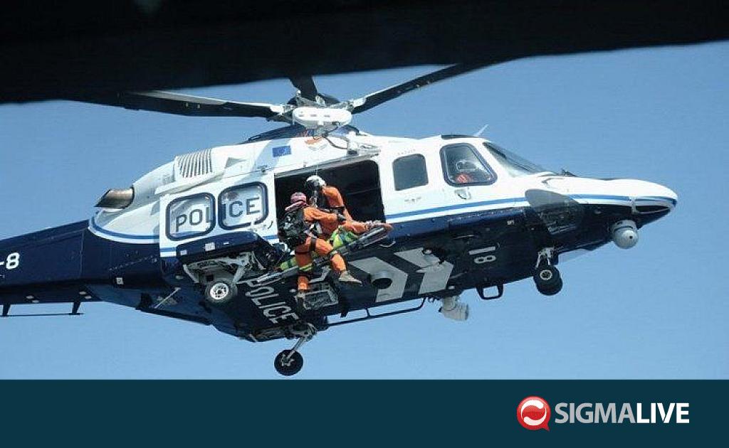 Επιχείρηση αεροδιακομιδής μέλους πληρώματος πλοίου ανοιχτά της Κύπρου - Sigmalive