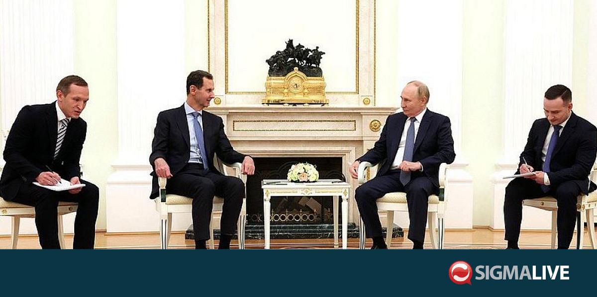 Συνάντηση Πούτιν με Μπασάρ αλ Ασαντ στην Μόσχα - Sigmalive