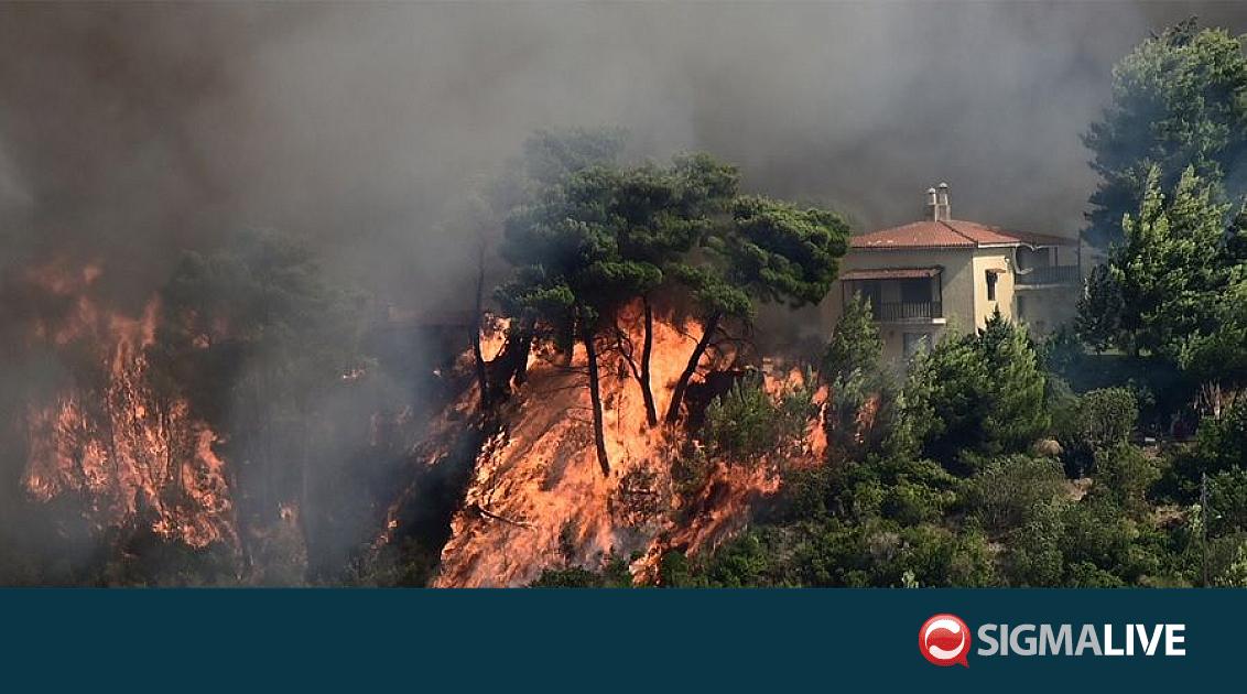 Εκτός ελέγχου η φωτιά στην Ελλάδα - Καίγονται σπίτια (ΦΩΤΟ&ΒΙΝΤΕΟ ...