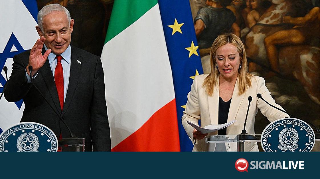 Τηλεφωνική συνομιλία Μελόνι-Νετενιάχου - Sigmalive