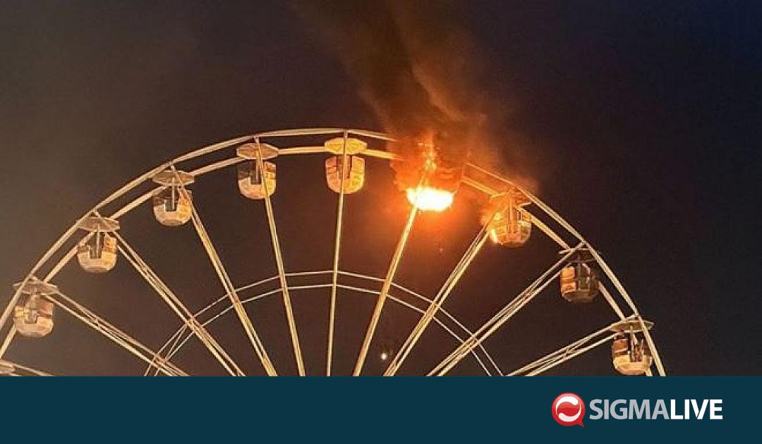 Γερμανία: Πυρκαγιά σε ρόδα λούνα παρκ – Περισσότεροι από 30 τραυματίες (VID) - Sigmalive