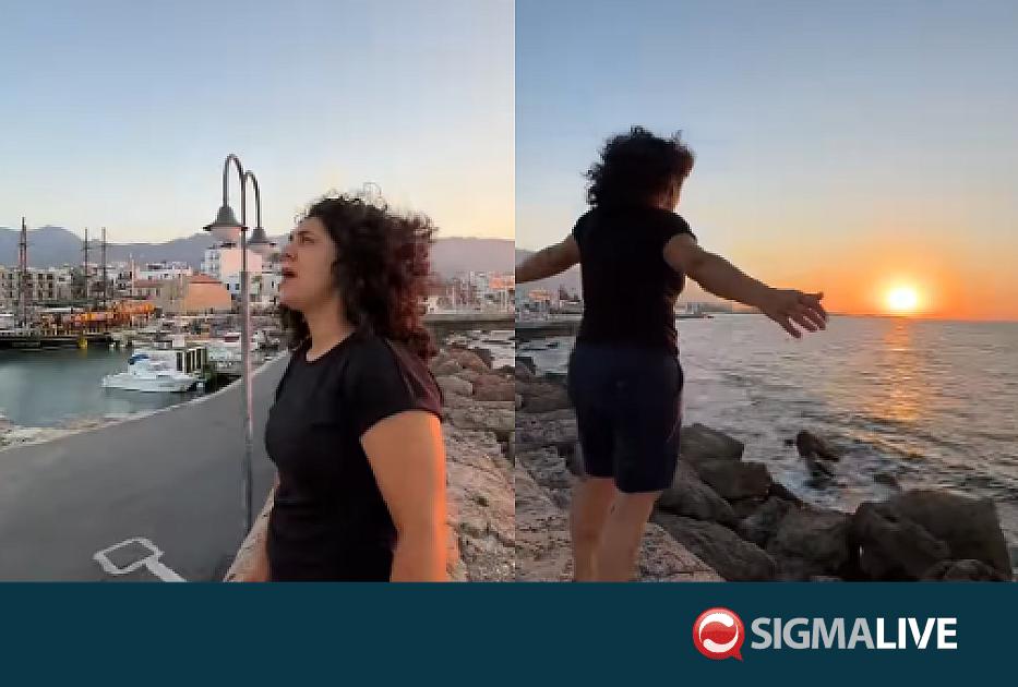 «Τζερύνεια μου για σένα» - Με φόντο το σκλαβωμένο λιμάνι η Χρυσάνθη συγκινεί - Sigmalive