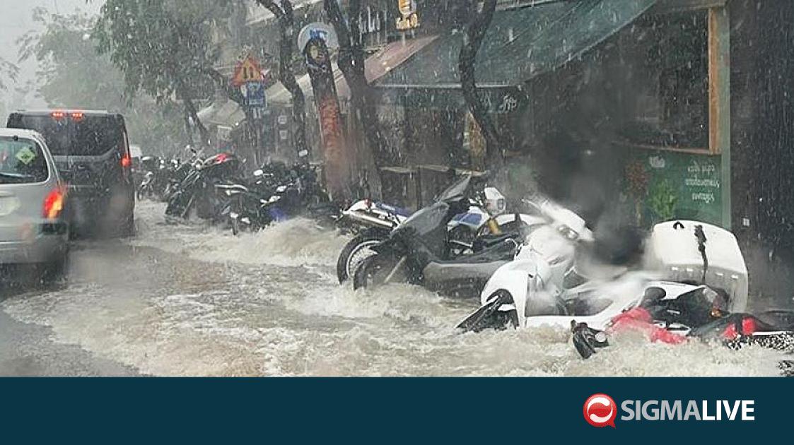 Κακοκαιρία Atena: Έπληξε και την Αττική - «112» σε πολλές περιοχές (ΒΙΝΤΕΟ) - Sigmalive