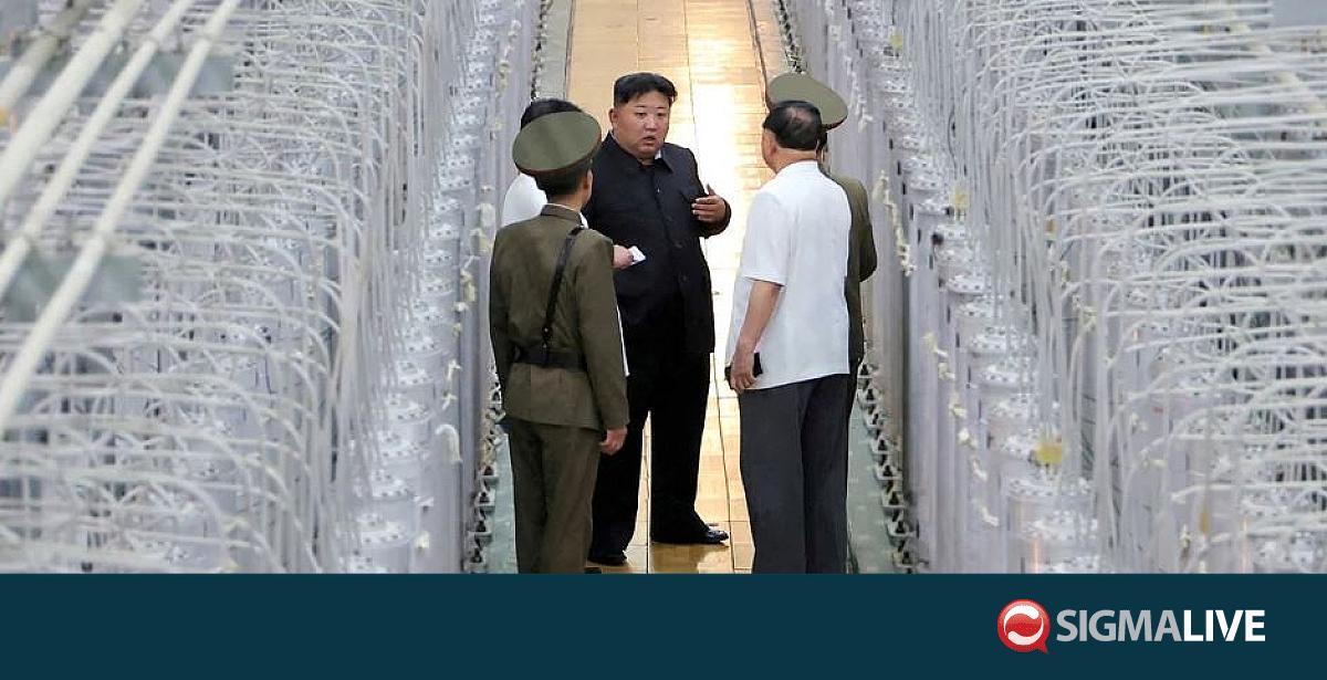 Ο Κιμ έδειξε για πρώτη φορά τις εγκαταστάσεις εμπλουτισμού ουρανίου (ΒΙΝΤΕΟ) - Sigmalive
