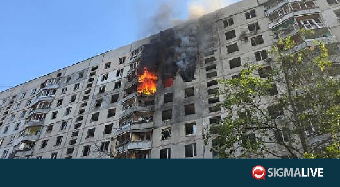 Ουκρανία: Οι ρωσικές δυνάμεις έπληξαν πολυώροφο κτίριο διαμερισμάτων ...