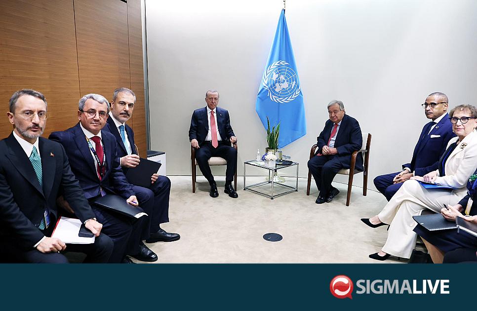 Είδε Γκουτέρες ο Ερντογαν: Θετικός για συνάντηση, αλλά όχι για ...