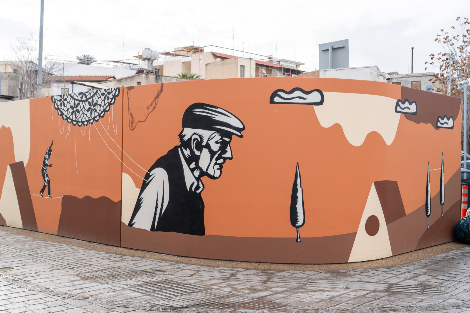 The many facets of Trikoupi street in the mural adorning old Nicosia ...